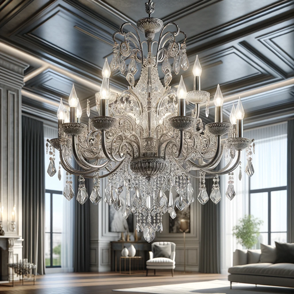 Crystal Elegance Chandelier – Jamila Home